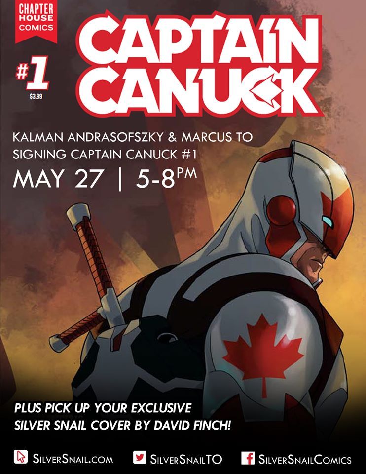ON - Captain Canuck #1 Signing | Convention Scene