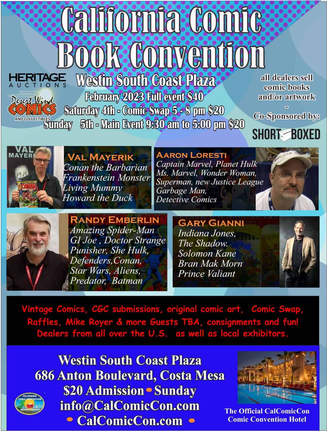 California Comic Convention 2023 (CalComicCon) (February 2023 ...