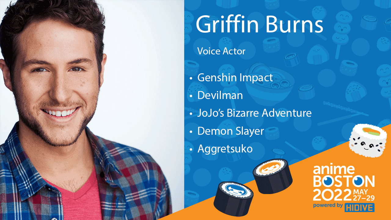 Griffin Burns Appears at Anime Boston 2022 | Convention Scene