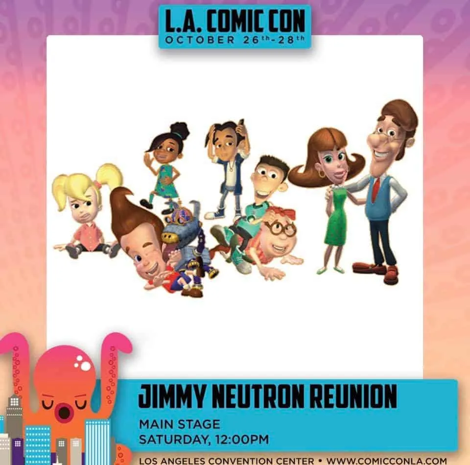 Jimmy Neutron Cast Reunion at Los Angeles Comic Con 2018 | Convention Scene
