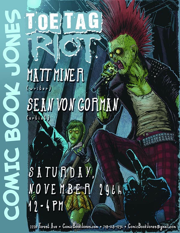 NYC - Toe Tag Riot Signing | Convention Scene