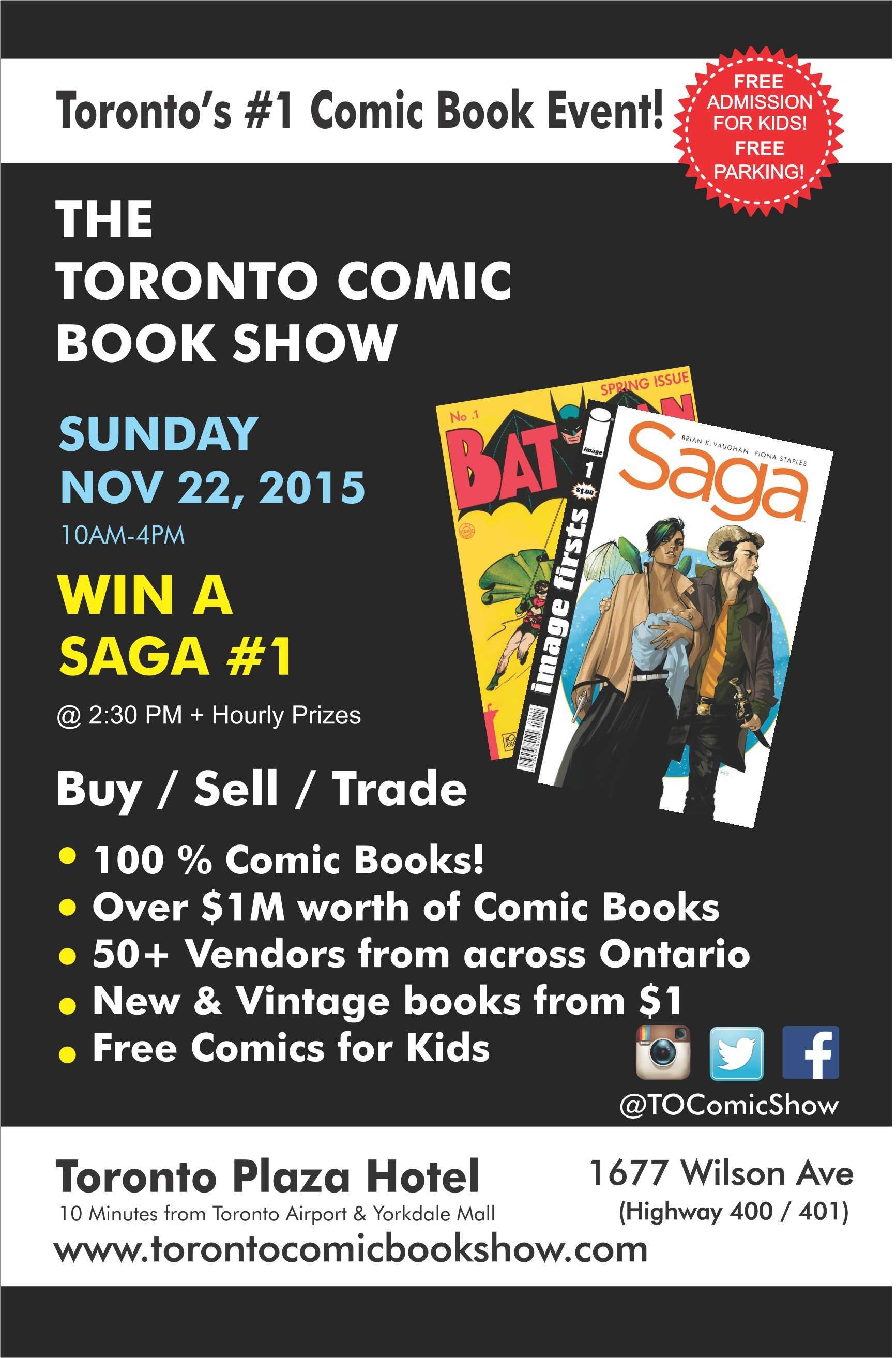 Toronto Comic Book Show (November 2015) | Convention Scene
