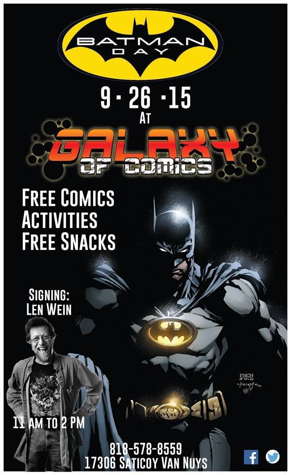 CA - Batman Day 2015 Signing | Convention Scene