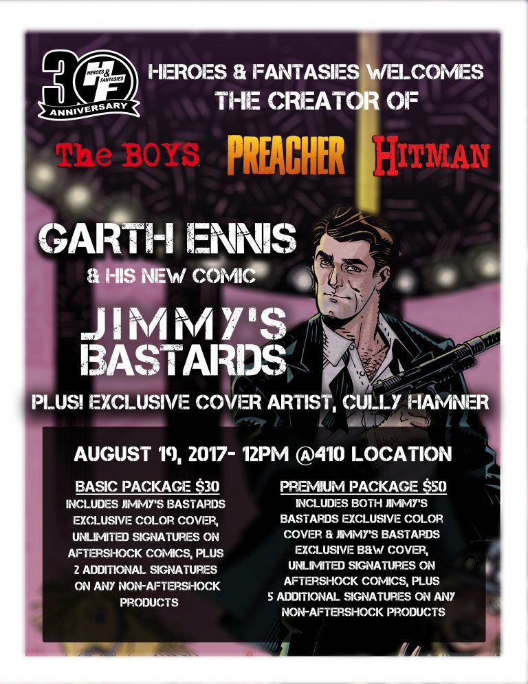 TX - Jimmy's Bastards #1 Variant Signing | Convention Scene