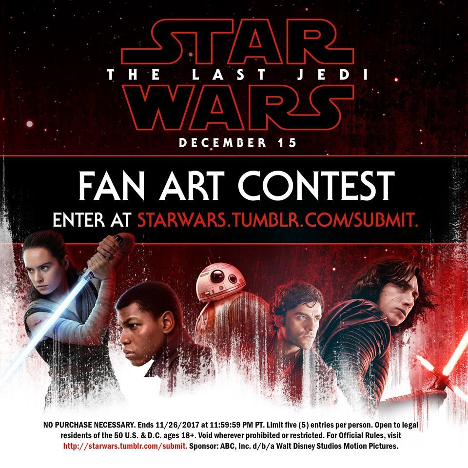 Star Wars: The Last Jedi Fan Art Contest | Convention Scene