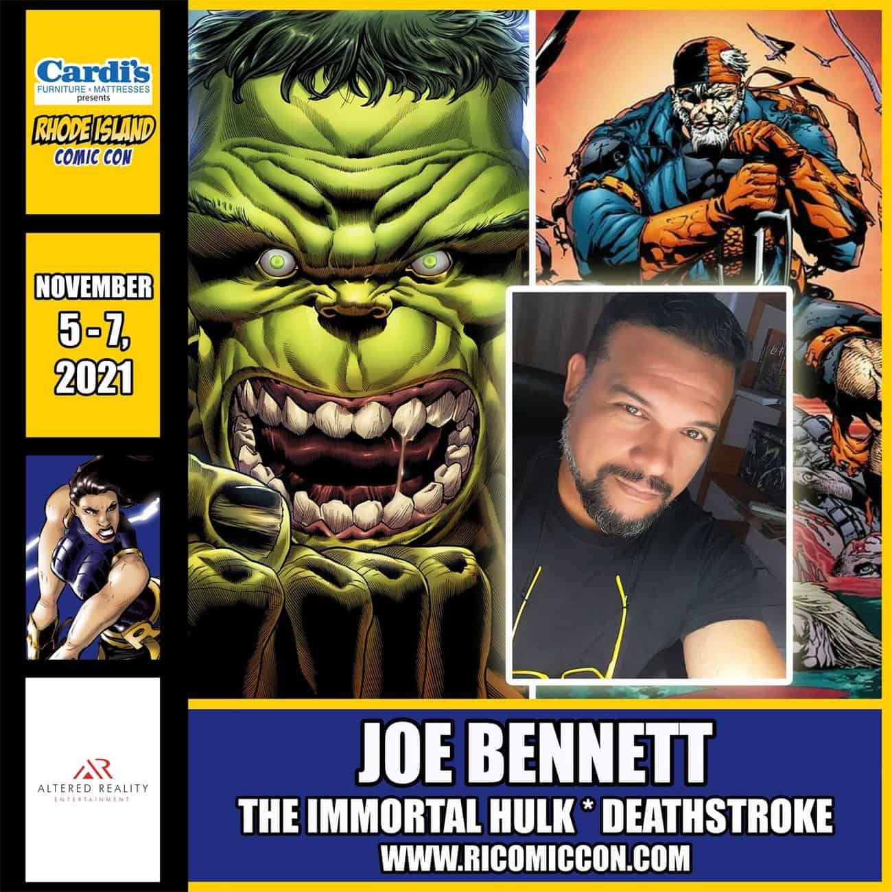 Immortal Hulk's artist, Joe Bennett, to appear at Rhode Island Comic ...