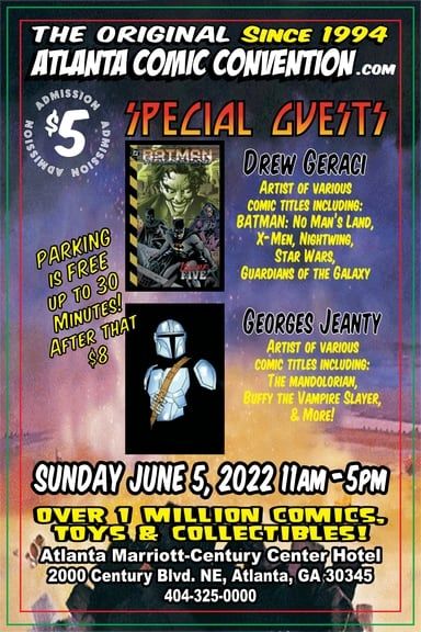 Atlanta Comic Convention (June 2022) | Convention Scene
